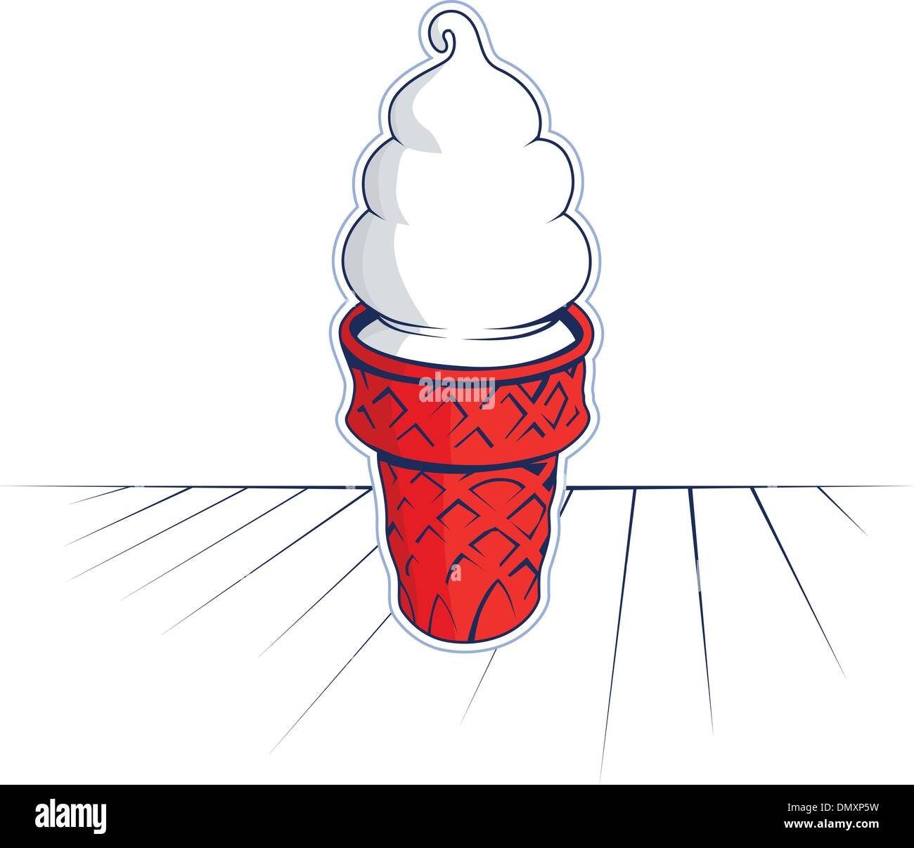 Red ice cream icon Stock Vector Images - Alamy