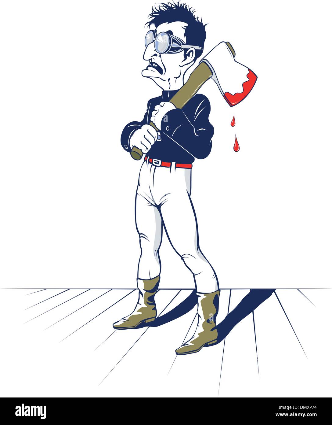 Executioner ax cartoon illustration hi-res stock photography and images ...