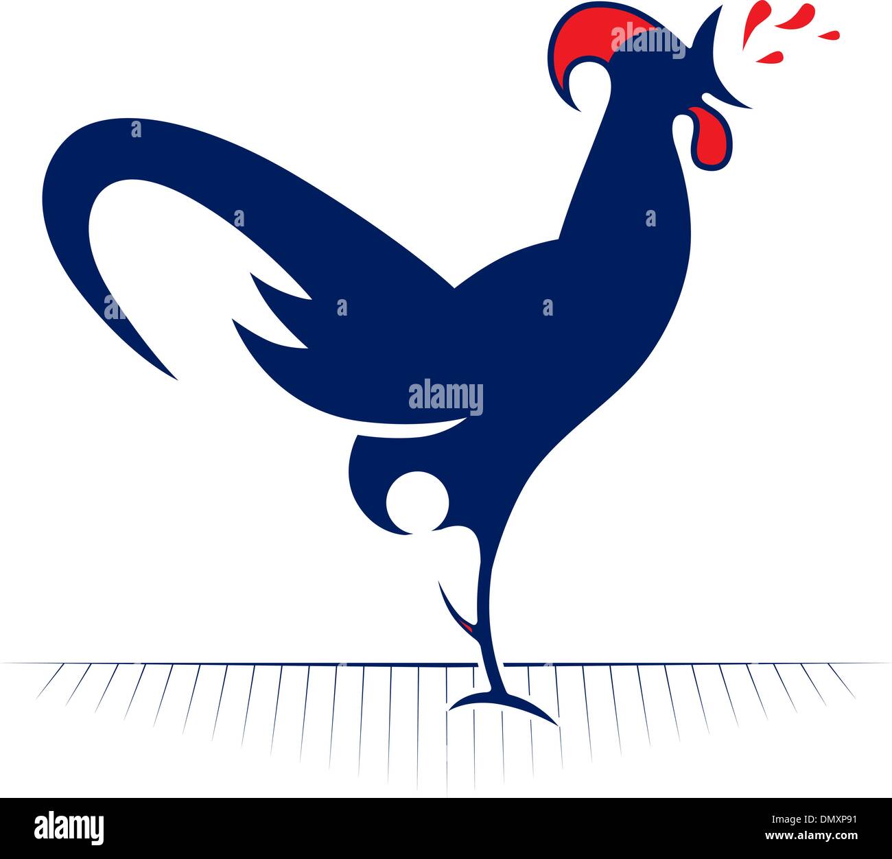 rooster redneck icon Stock Vector Image & Art - Alamy