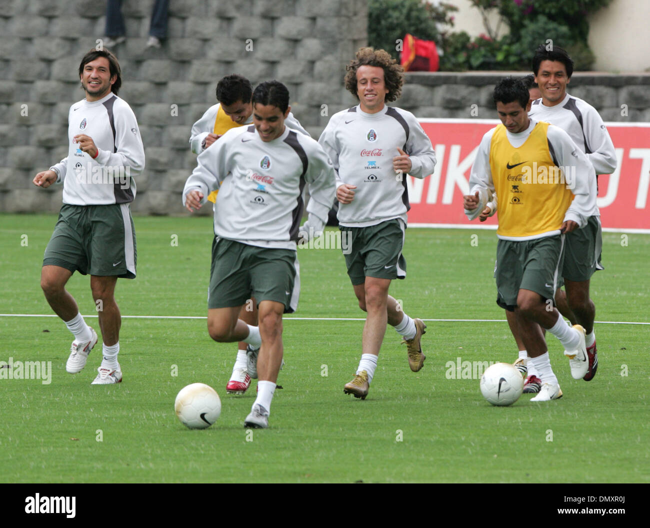 Mar 27, 2006; Mexico City, MEXICO; SOCCER: Mexico soccer team players ...