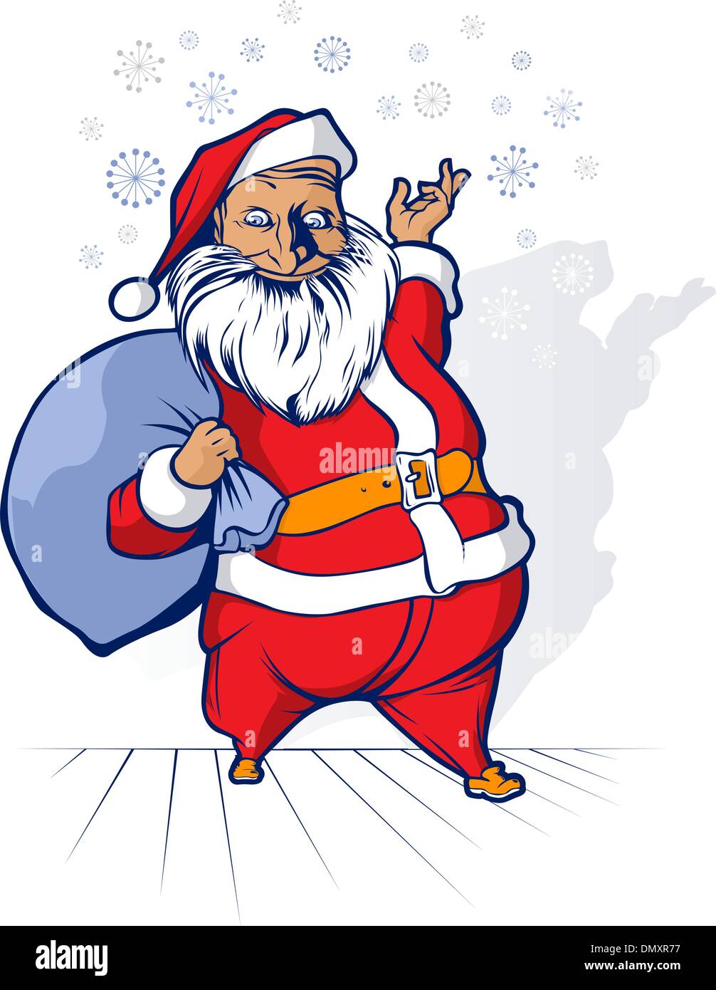 funny santa smile Stock Vector Image & Art - Alamy