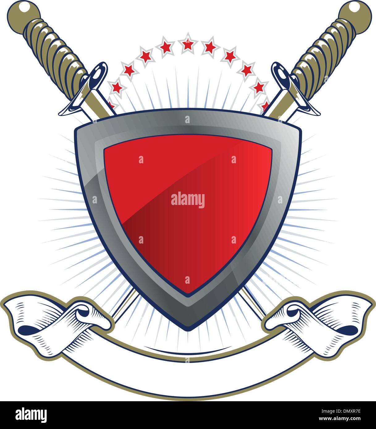 Shield sword symbol hi-res stock photography and images - Alamy