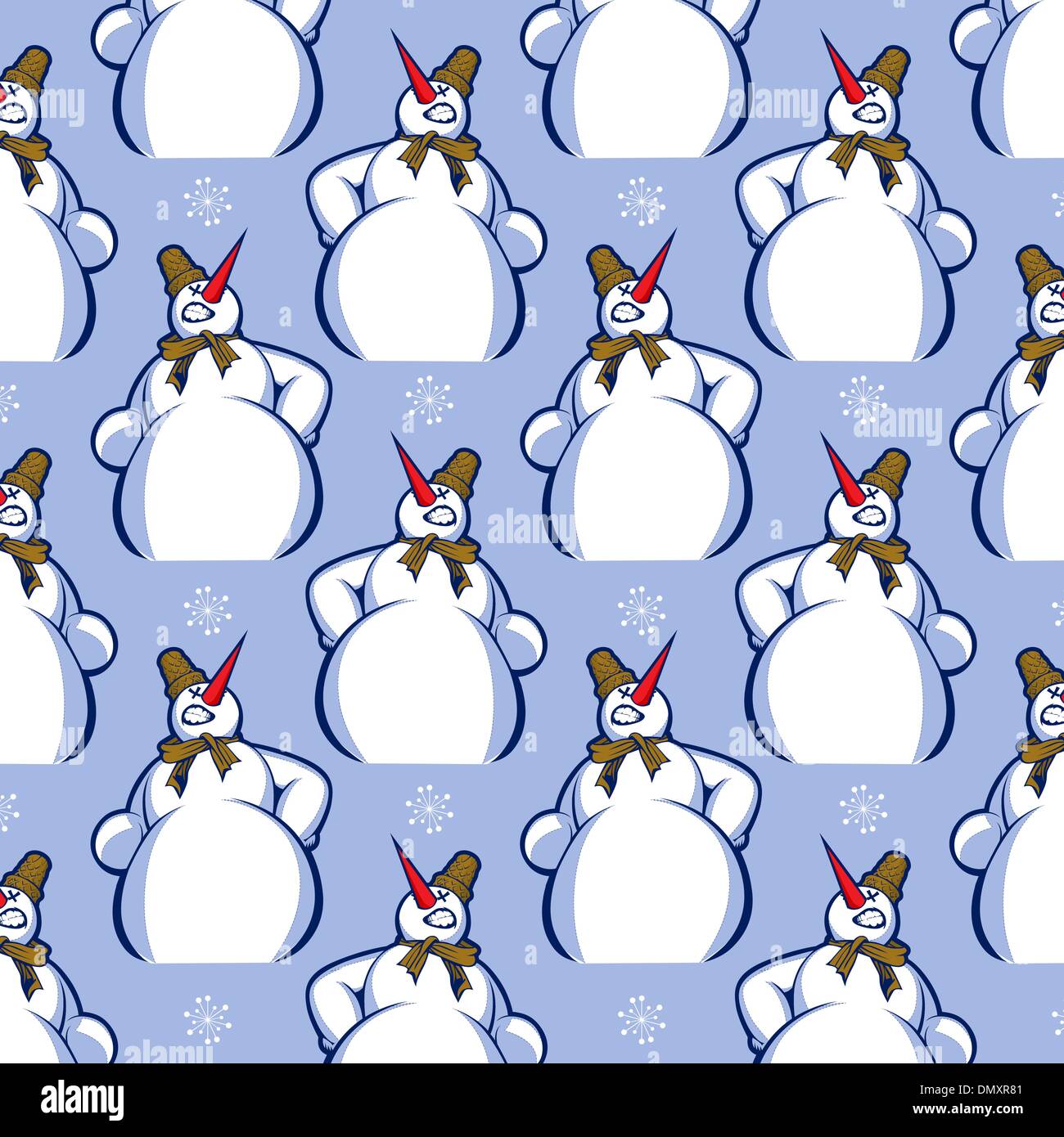 snowman pattern background Stock Vector Image & Art - Alamy