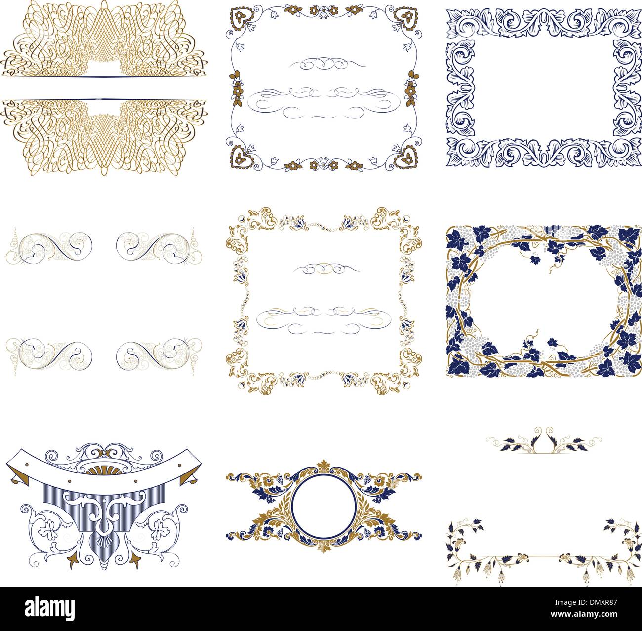 square border set Stock Vector Image & Art - Alamy