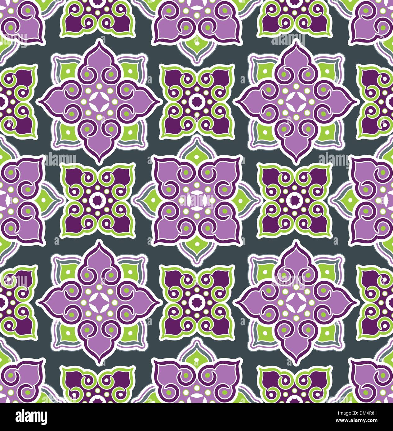 Thai style pattern illustration Stock Vector Images - Alamy