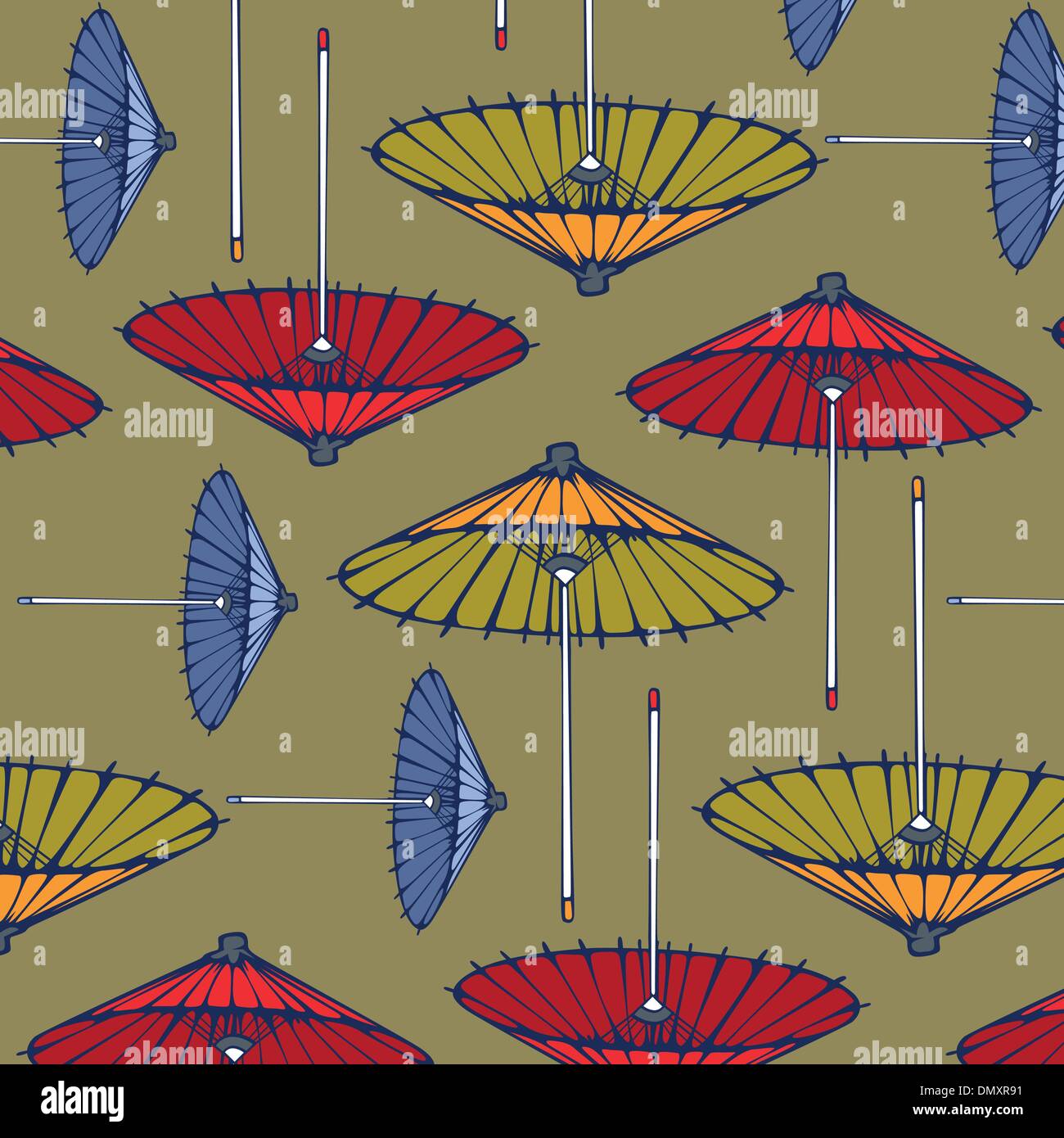 umbrella pattern background Stock Vector Image & Art - Alamy