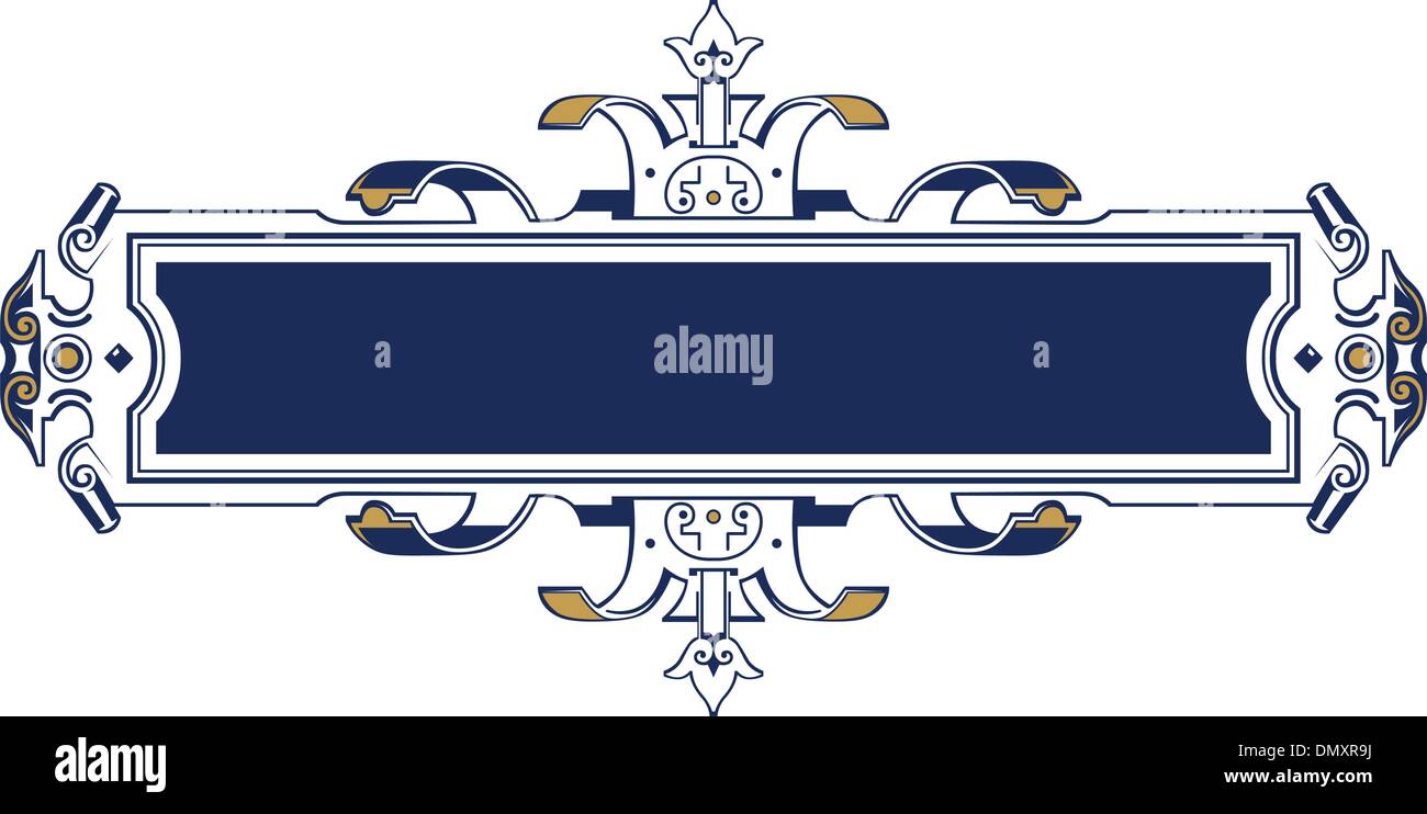 vintage iron frame emblem Stock Vector Image & Art - Alamy