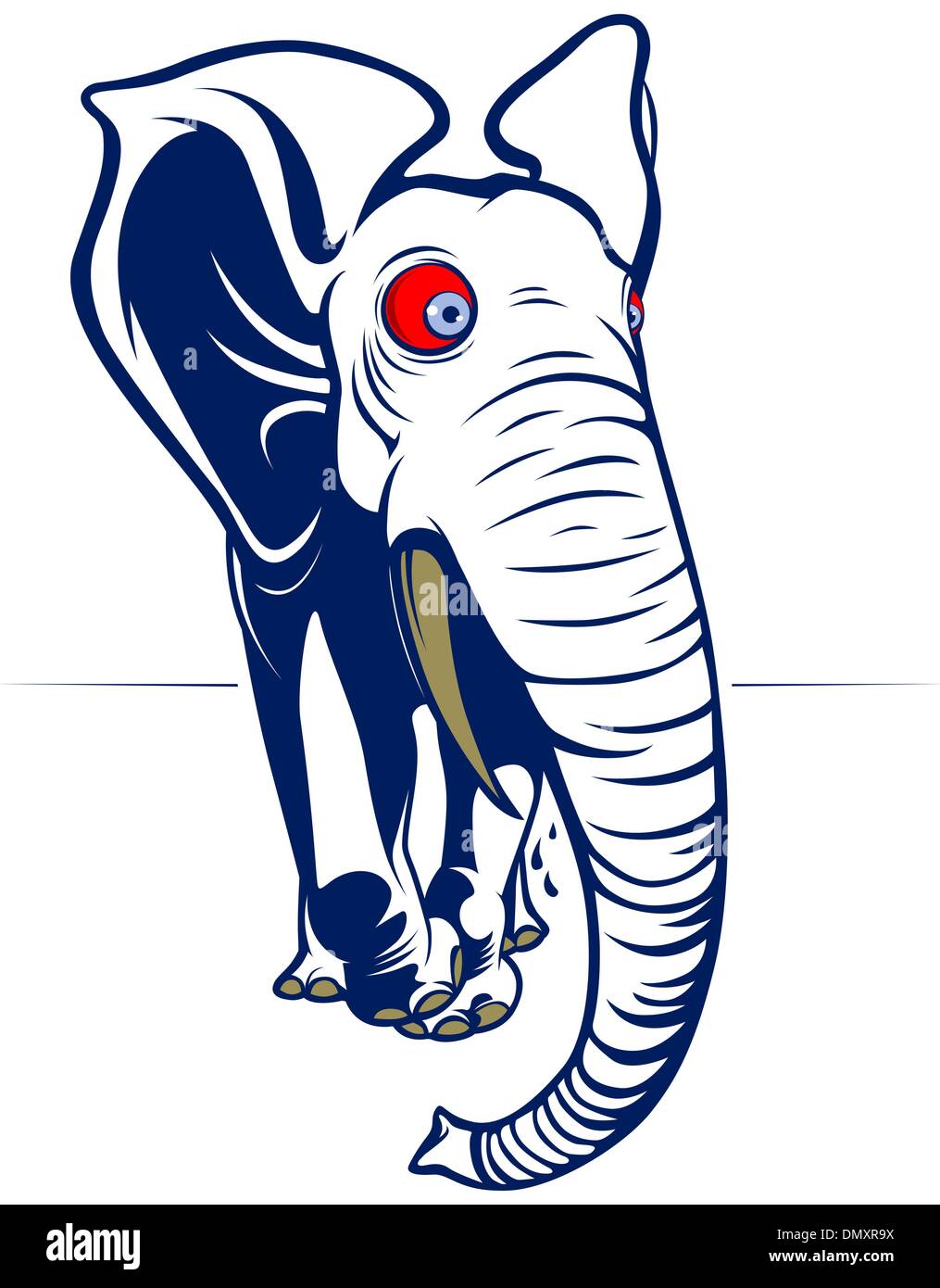 Cartoon elephant hi-res stock photography and images - Alamy