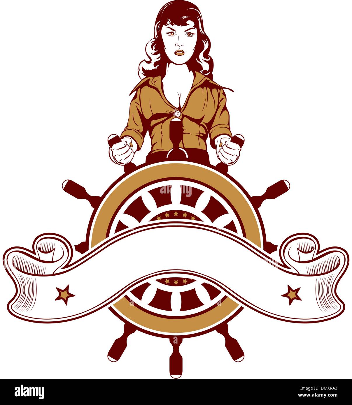 Wooden woman Stock Vector Images - Alamy