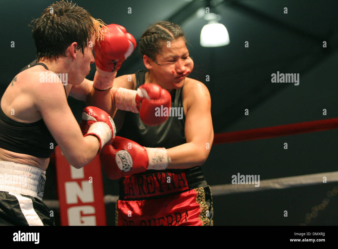 Apr 01, 2006; Ignacio, CO, USA; VICTORIA CISNEROS (right) catches a ...