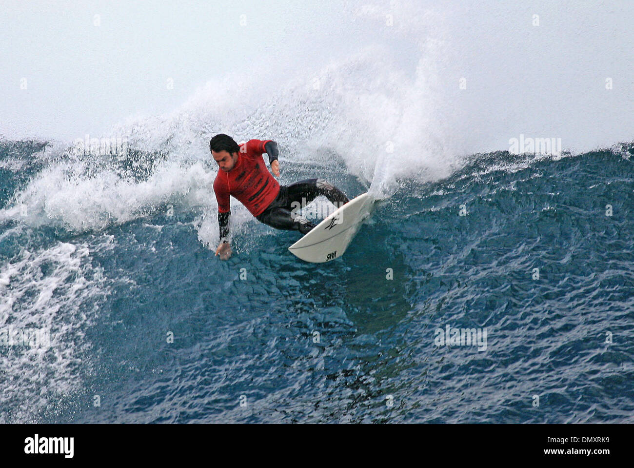 Apr 01, 2006; Margaret River, AUSTRALIA; French surfer ERIC REBIERE was ...