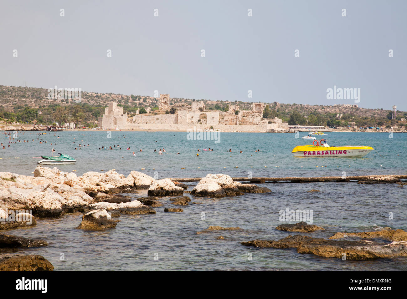 Beach and castle of korykos hi-res stock photography and images - Alamy