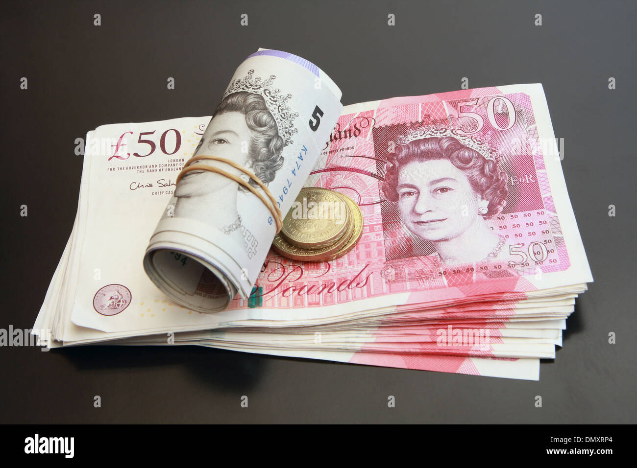 Folded banknote sterling hi-res stock photography and images - Alamy