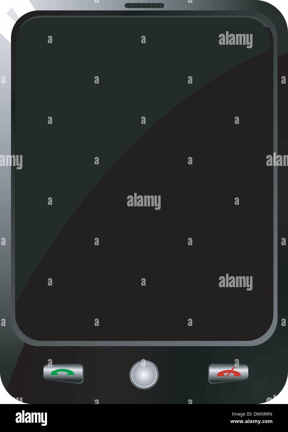 Keypad phone outline vector Stock Vector Images - Alamy