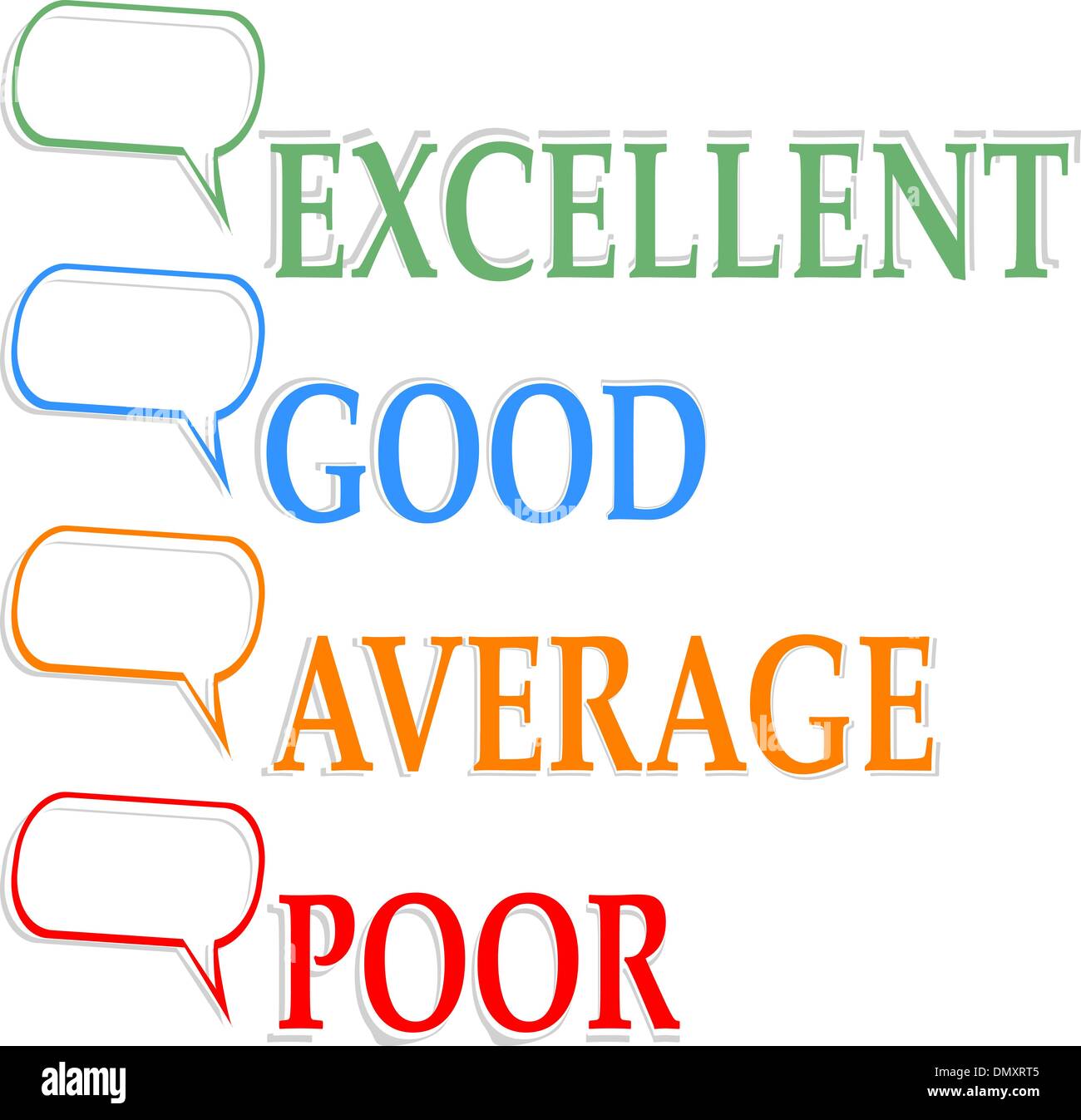 Evaluation list and check box illustration design Stock Vector Image ...