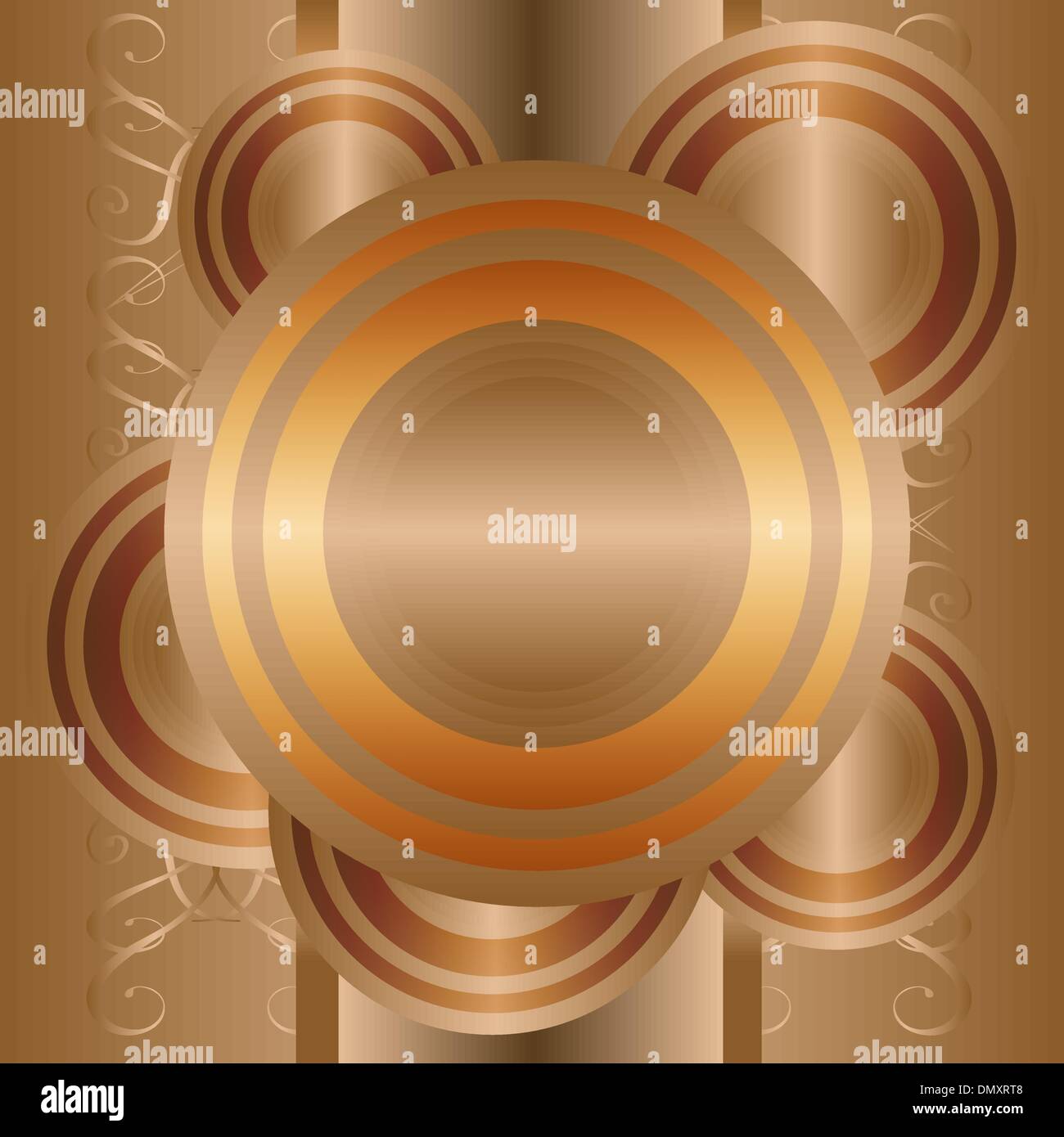 Abstract background with gold circles Stock Vector Image & Art - Alamy
