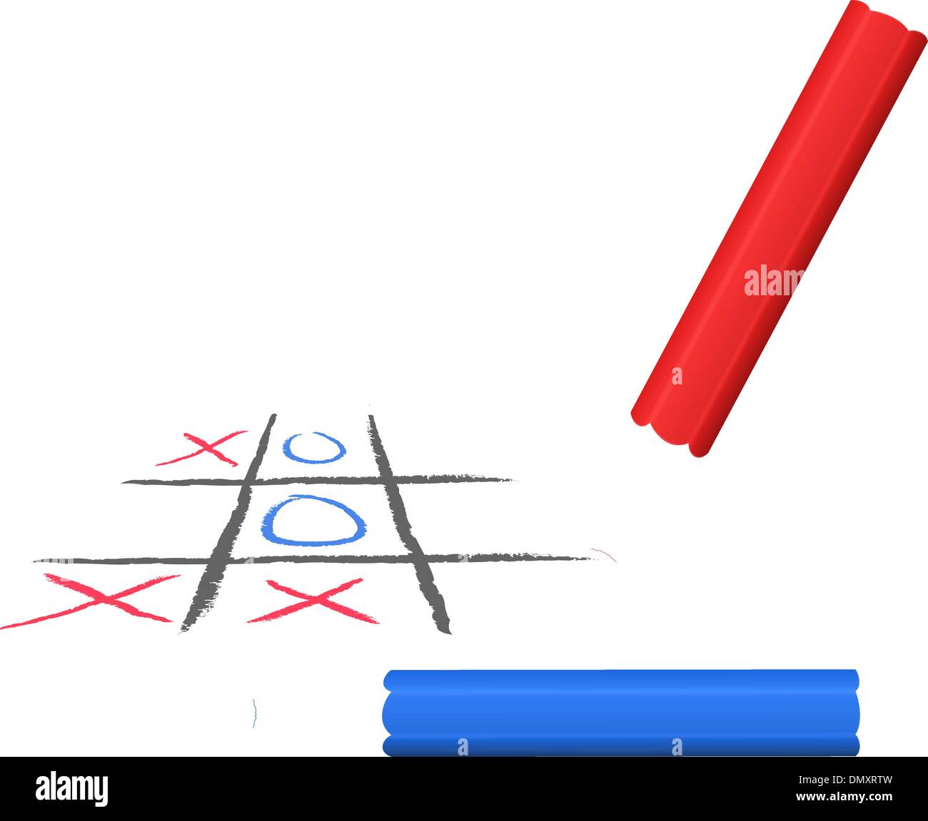 Tic tac toe game hi-res stock photography and images - Alamy