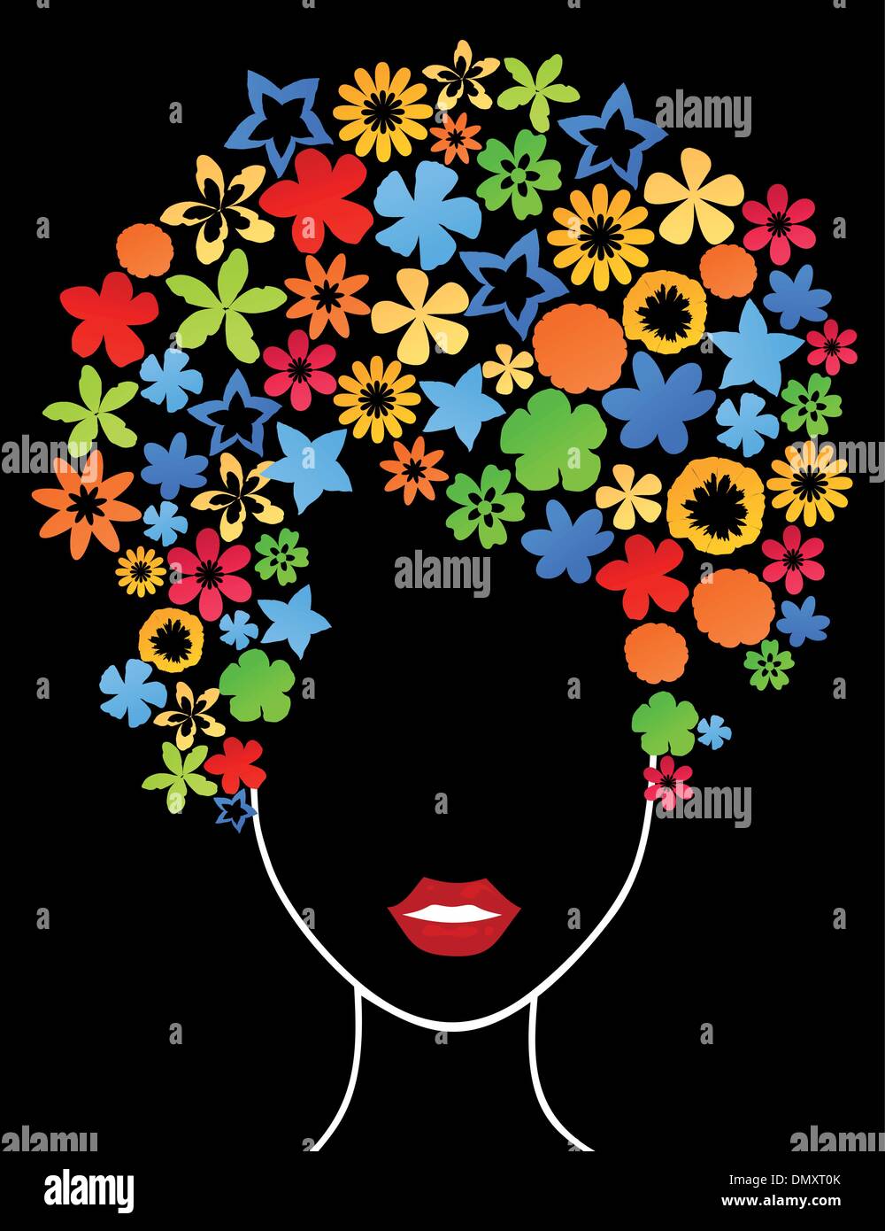 Hairdress vector vectors hi-res stock photography and images - Alamy