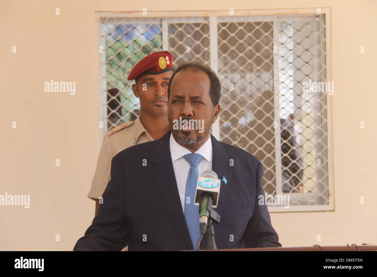 Mogadishu, Somalia. 17th Dec, 2013. Somali President Hassan Sheikh ...