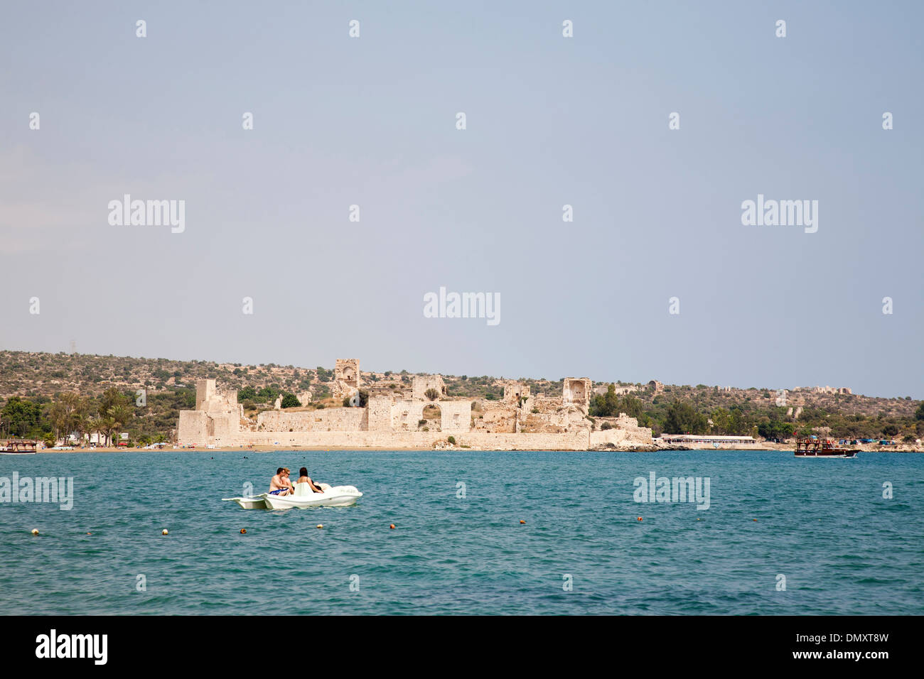 Beach and castle of korykos hi-res stock photography and images - Alamy