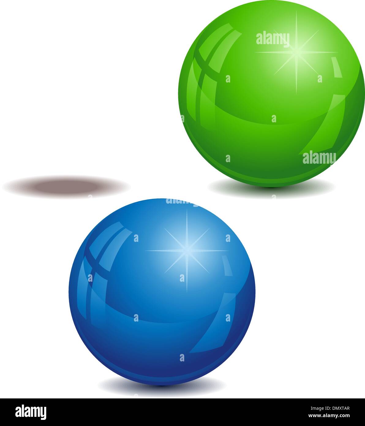 Blue pearl painting Stock Vector Images - Alamy