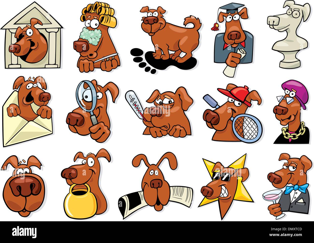 Beauty mask funny Stock Vector Images - Alamy