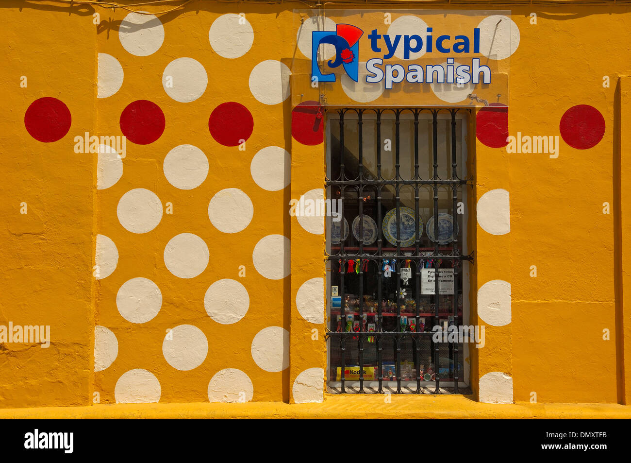 Typical Spanish shop. Seville(Sevilla). Andalusia. Spain Stock Photo ...