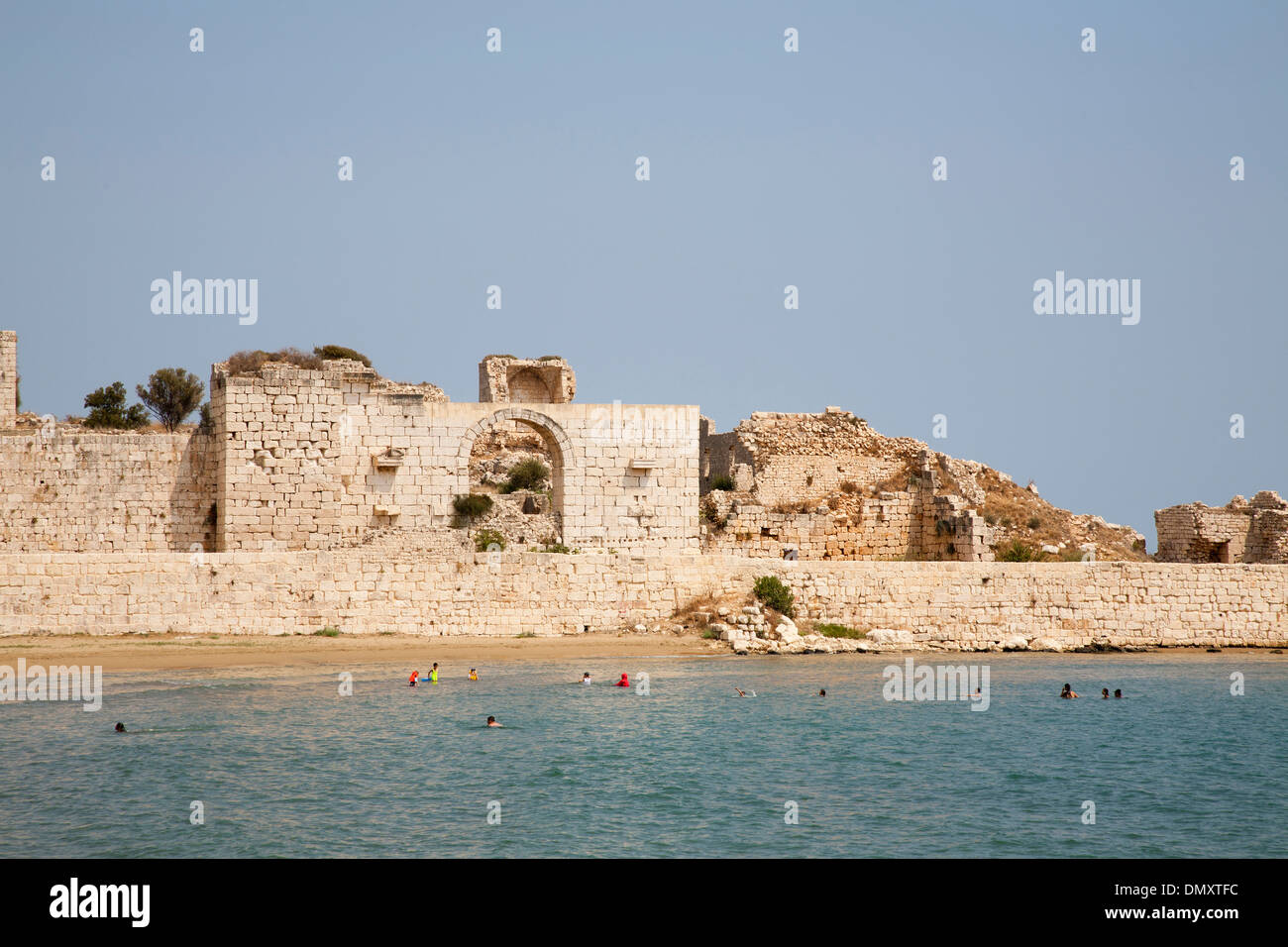 Beach and castle of korykos hi-res stock photography and images - Alamy
