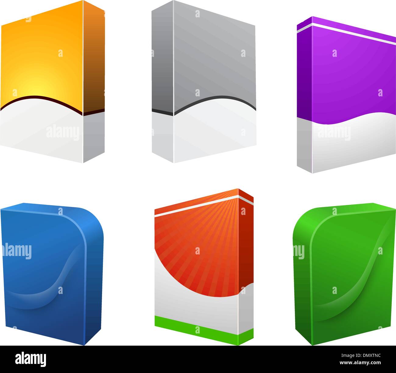 Box view Stock Vector Images - Alamy