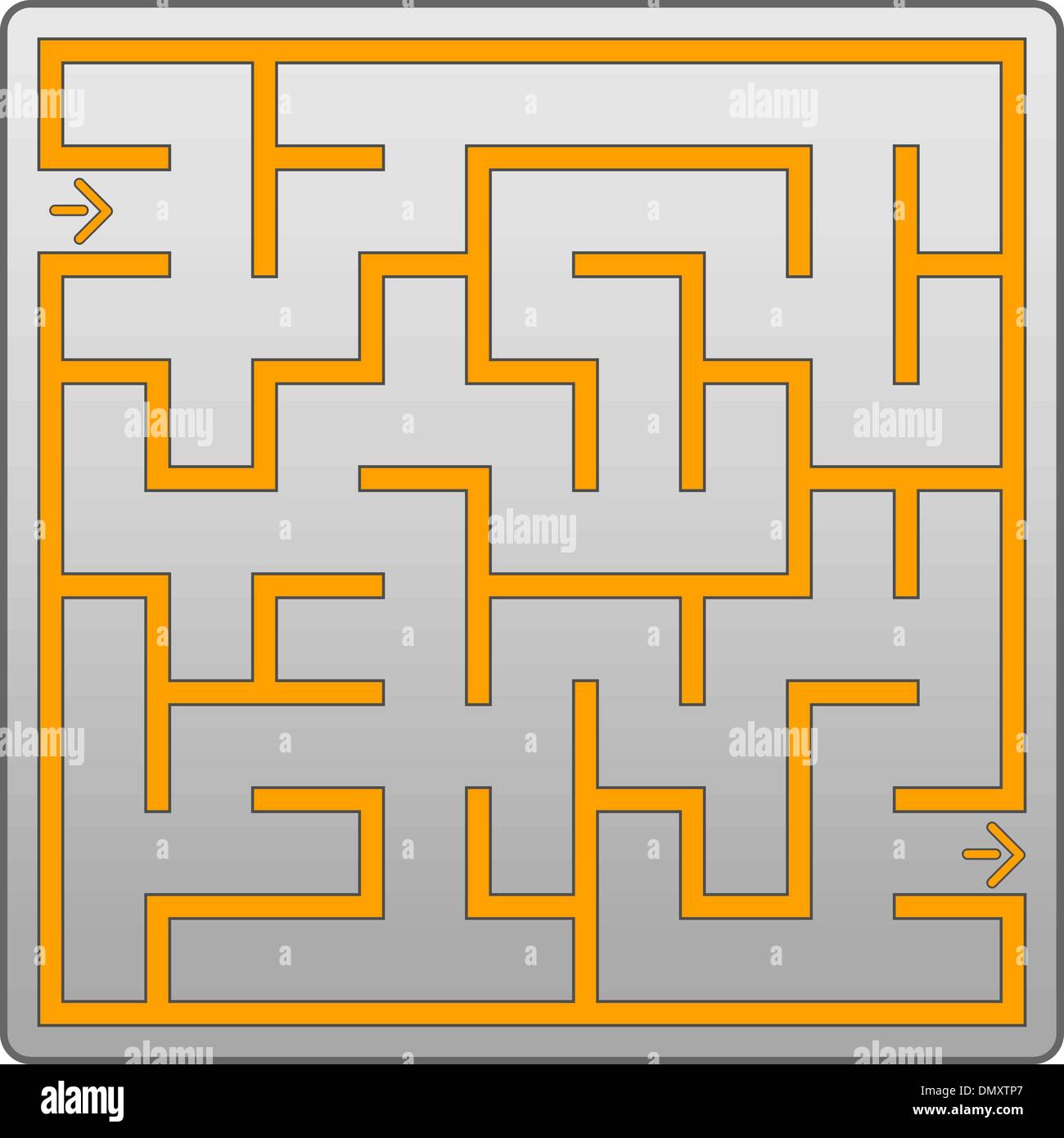 Small gray labyrinth Stock Vector Image & Art - Alamy