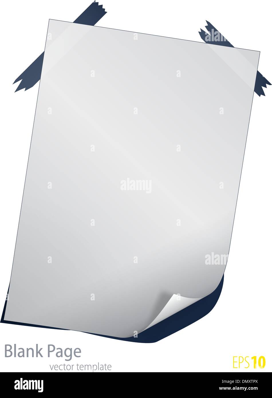 Page Stock Vector Images - Alamy