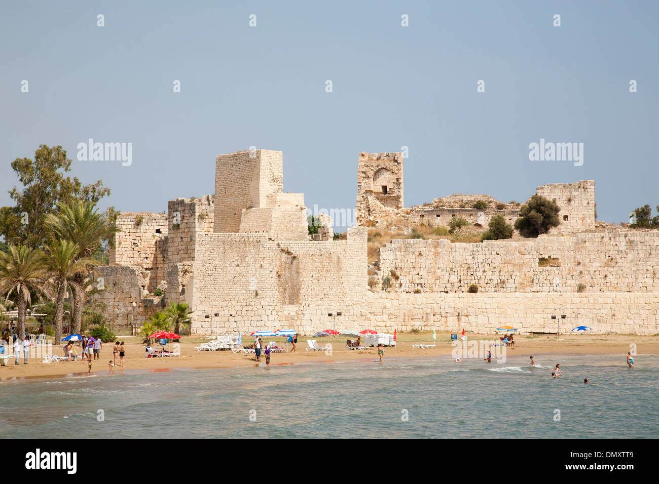 Beach and castle of korykos hi-res stock photography and images - Alamy