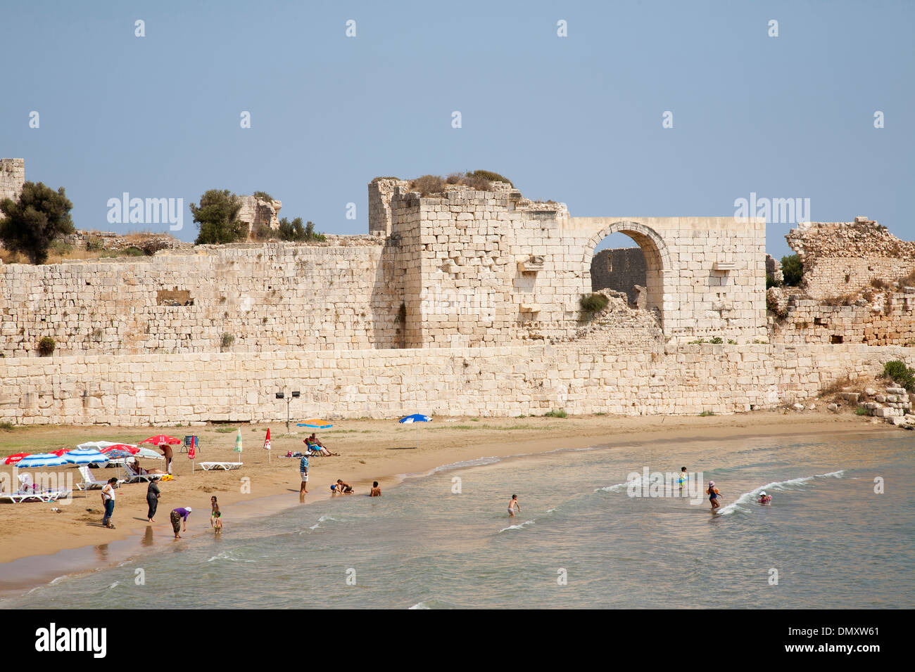 Beach and castle of korykos hi-res stock photography and images - Alamy