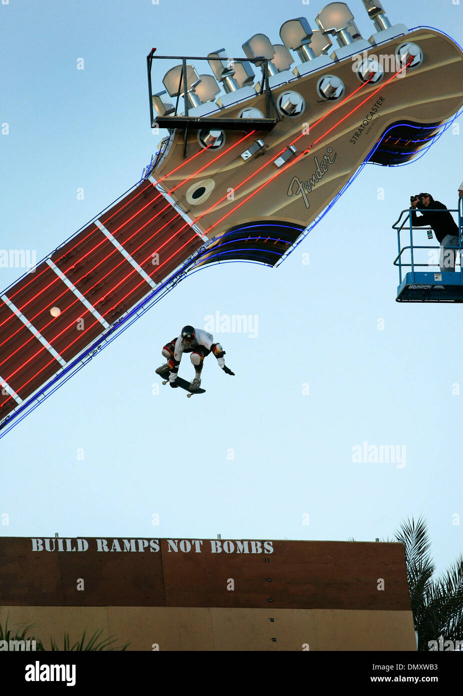 Apr 06, 2006; Encinitas, CA, USA; Skateboarder DANNY WAY did a 28-foot ...