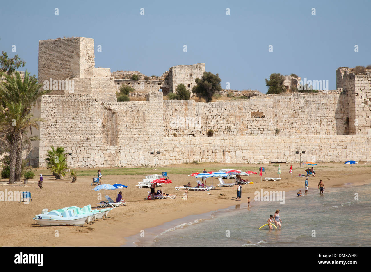 Beach and castle of korykos hi-res stock photography and images - Alamy