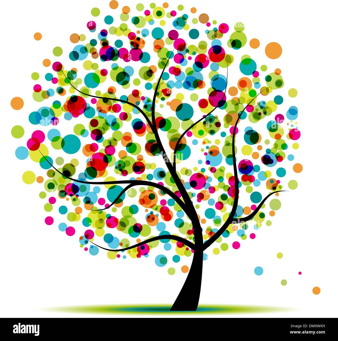 Abstract outline of tree hi-res stock photography and images - Alamy