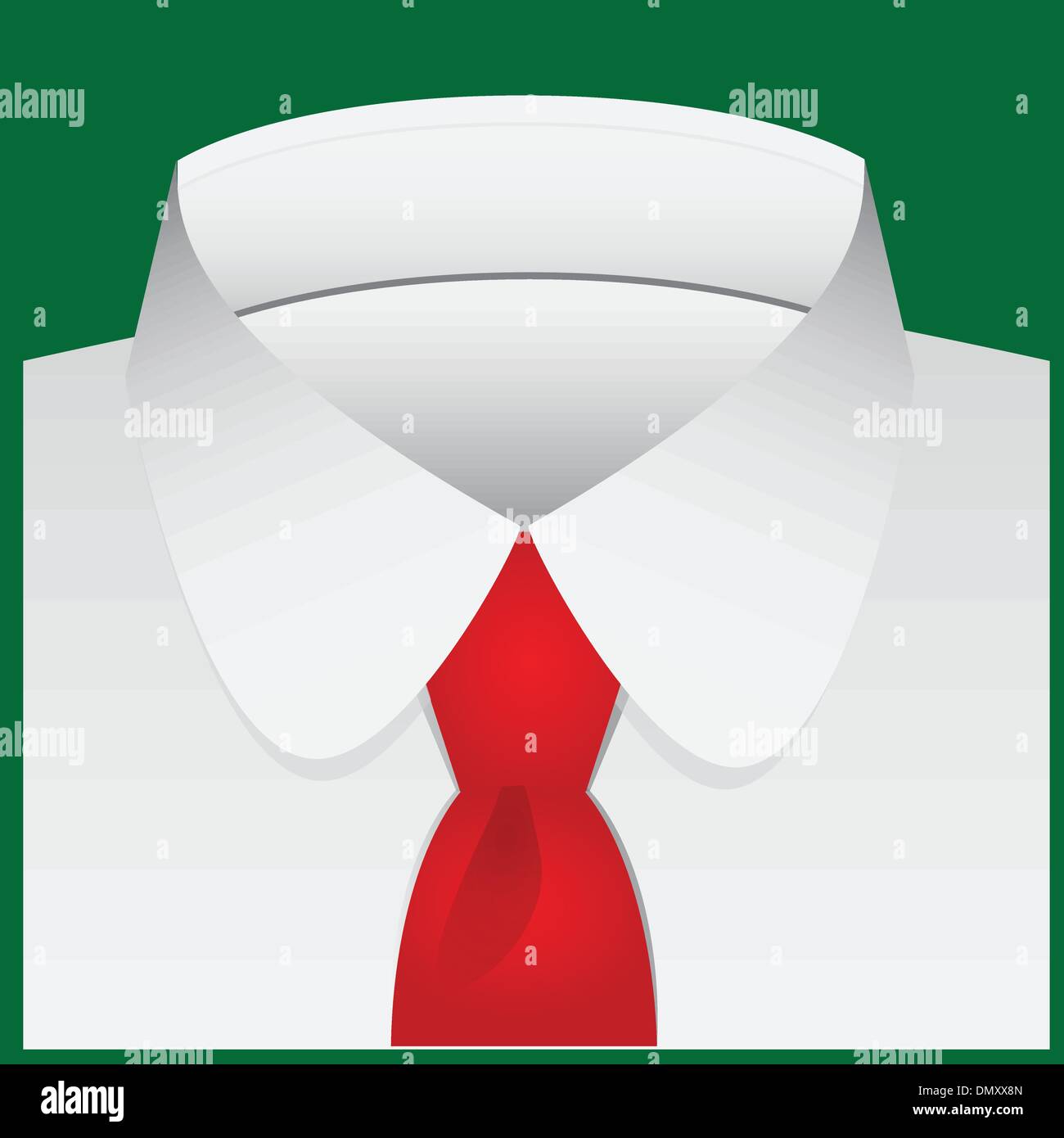 Classic men white shirt Stock Vector Images - Alamy