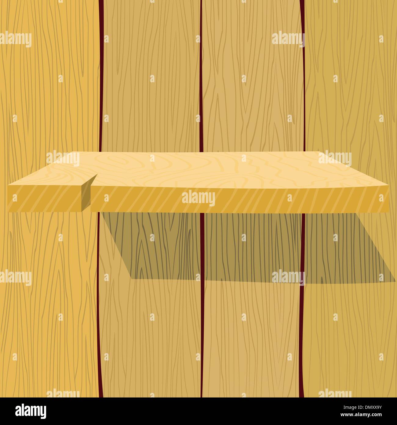 Timber Shelf Stock Vector Images Alamy