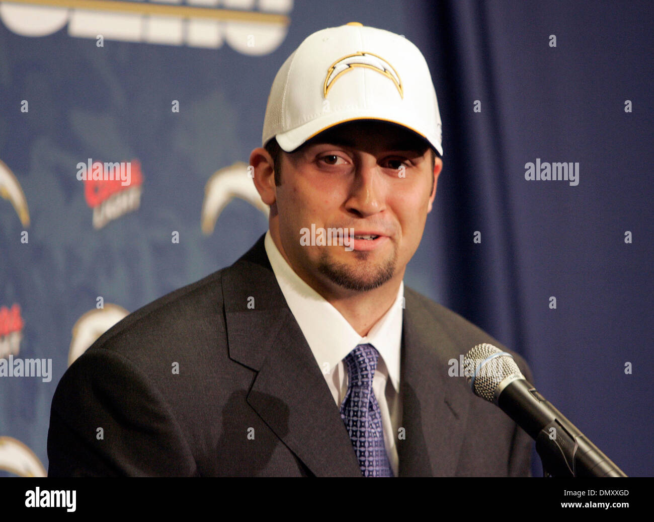 Apr 30, 2006; San Diego, CA, USA; Quarterback CHARLIE WHITEHURST talks ...
