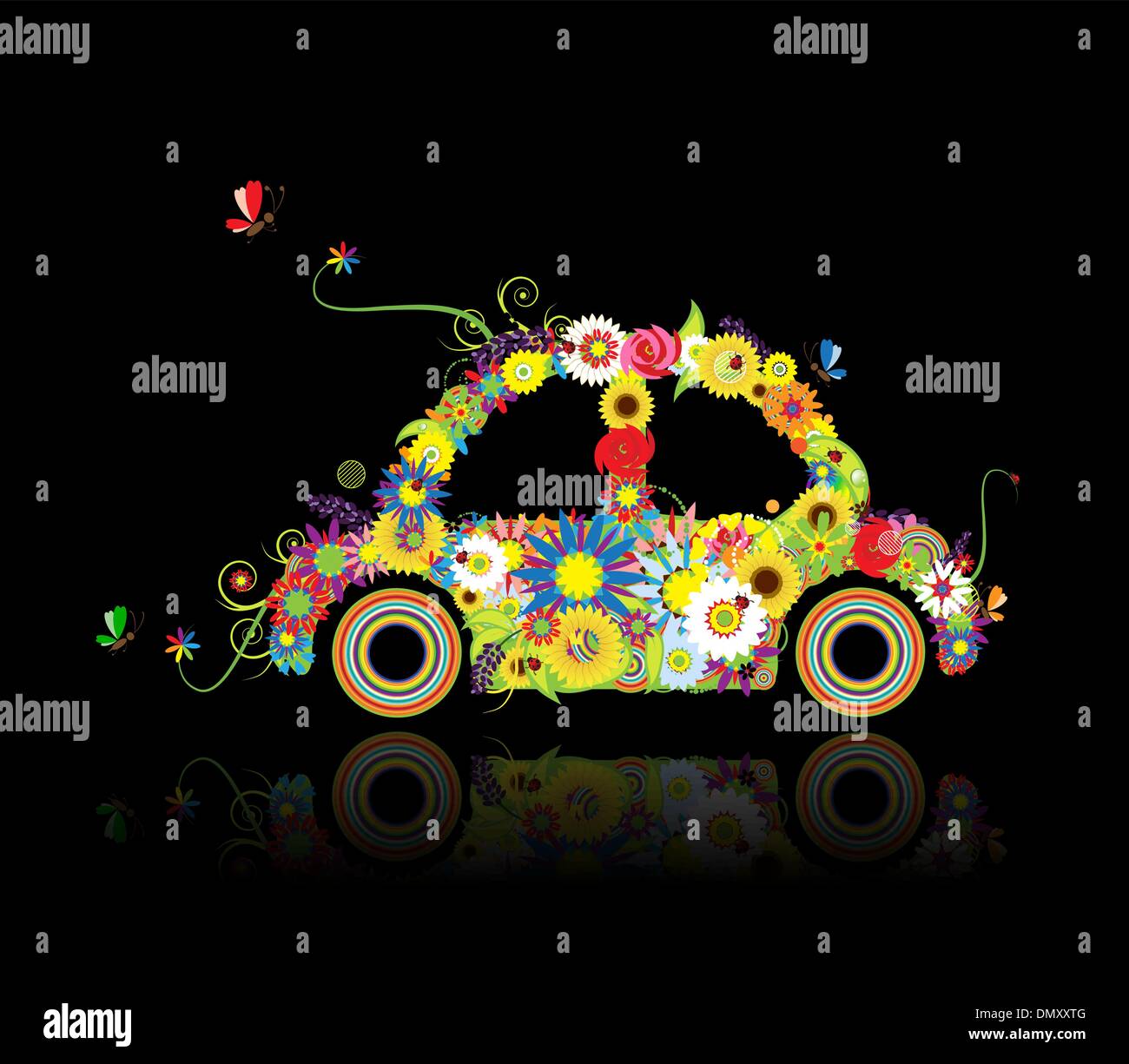 Abstract black shape on Stock Vector Images - Alamy