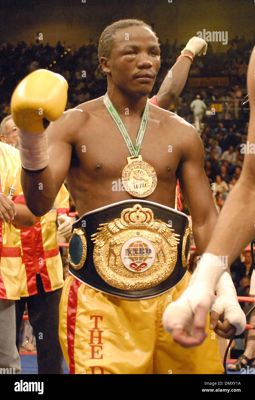 May 06, 2006; Las Vegas, NV, USA; BOXING: KASIM OUMA wins a 12th round ...