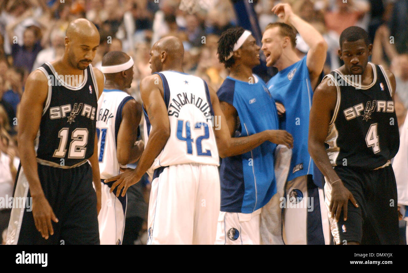 May 15, 2006; Dallas, TX, USA; The San Antonio Spurs BRUCE BOWEN and ...