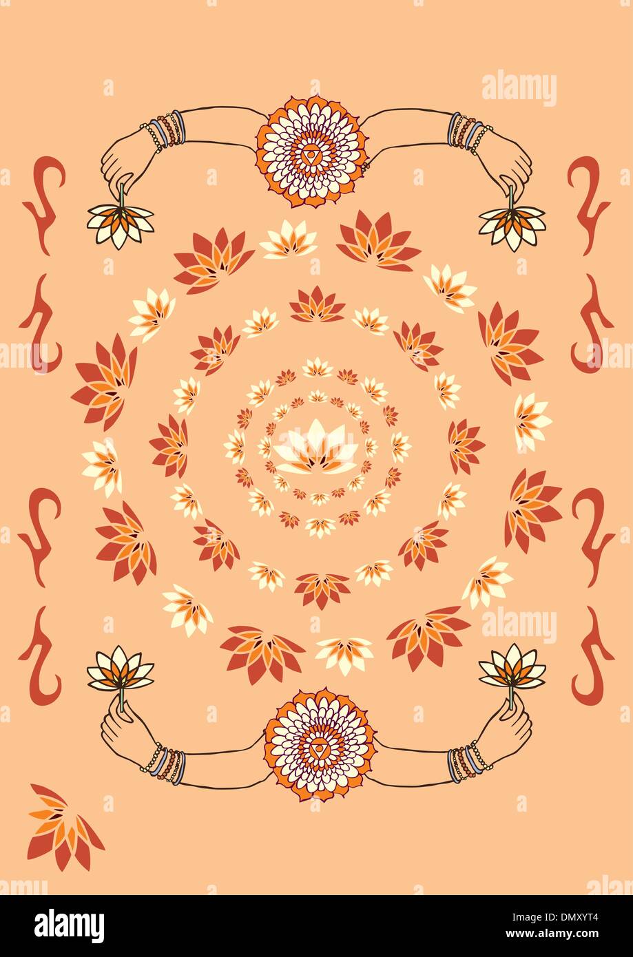 India culture background Stock Vector Image & Art - Alamy