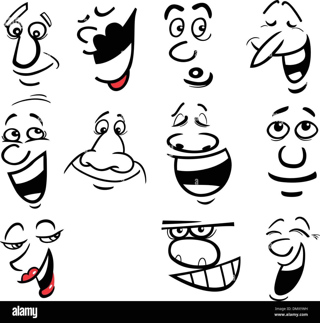 Cartoon emotions illustration hi-res stock photography and images - Alamy