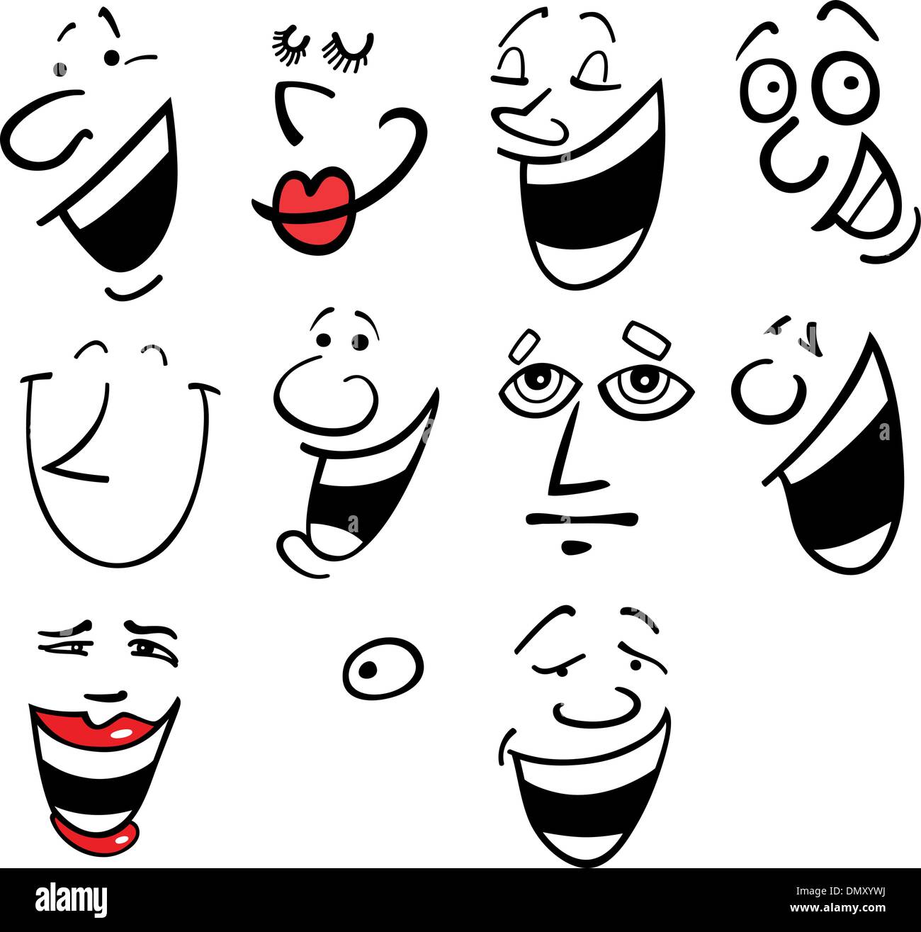 Express emotions isolated cartoon Stock Vector Images - Alamy