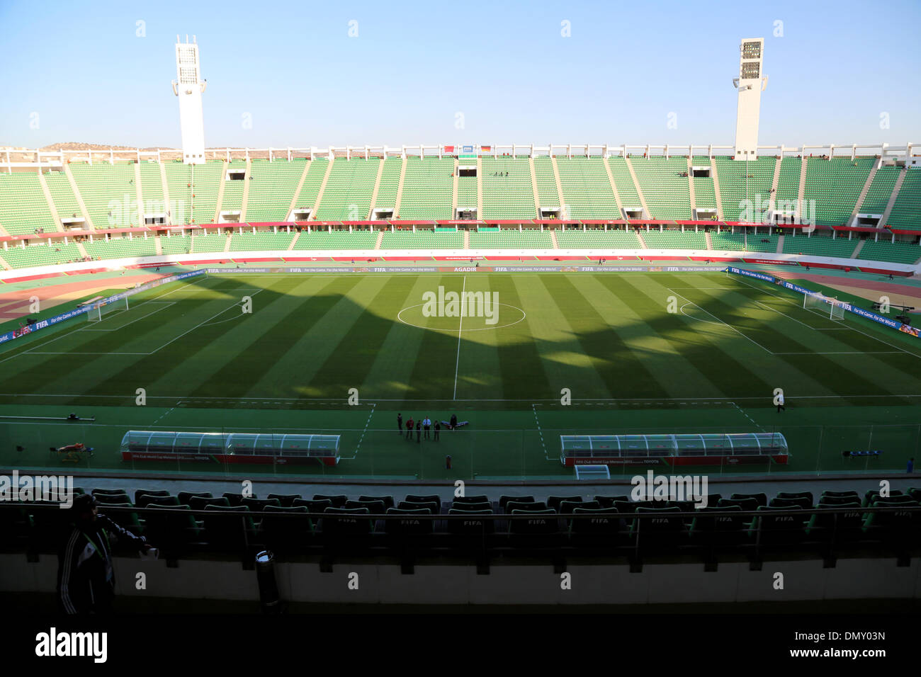 Agadir, Morocco. 17th Dec, 2013. Stade De Agadir stadium before the ...