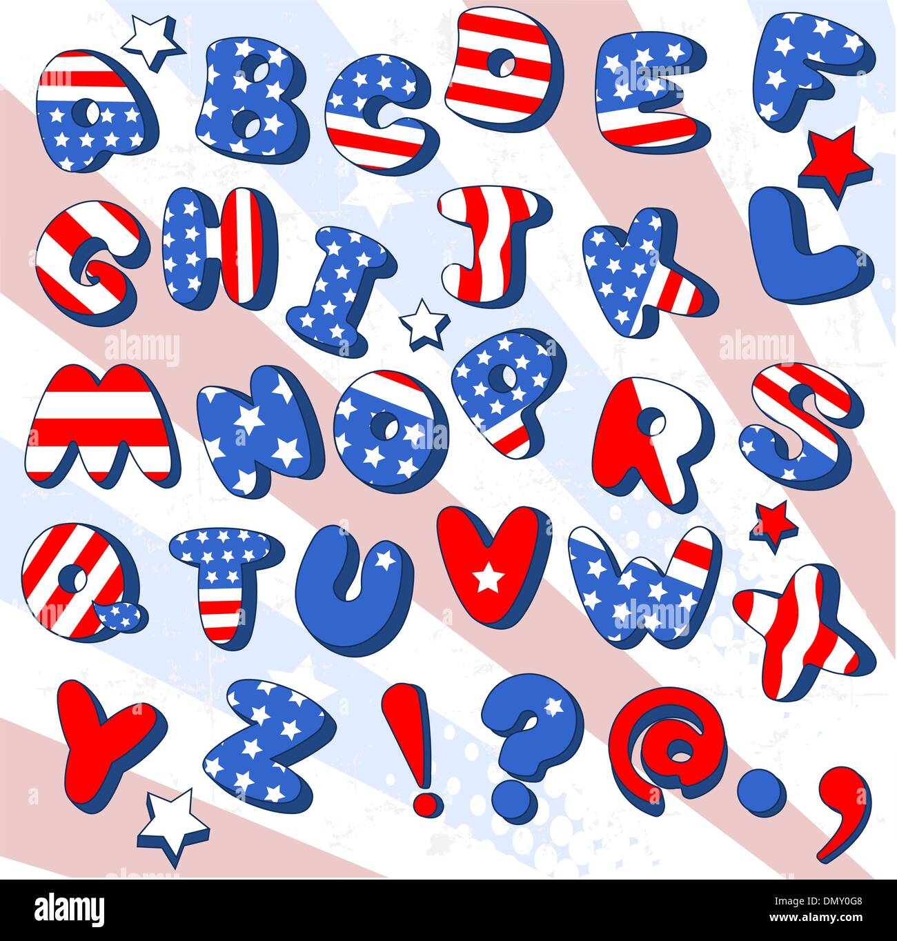 Children font cartoon comic Stock Vector Images - Alamy