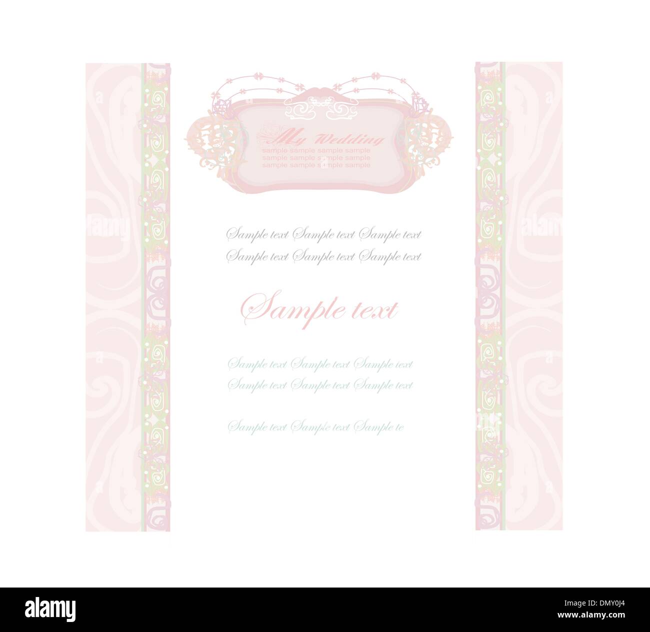 Vintage invitation hi-res stock photography and images - Alamy