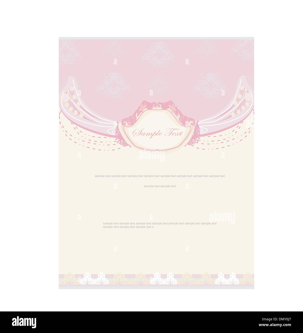 Vintage romantic illustration Stock Vector Images - Alamy