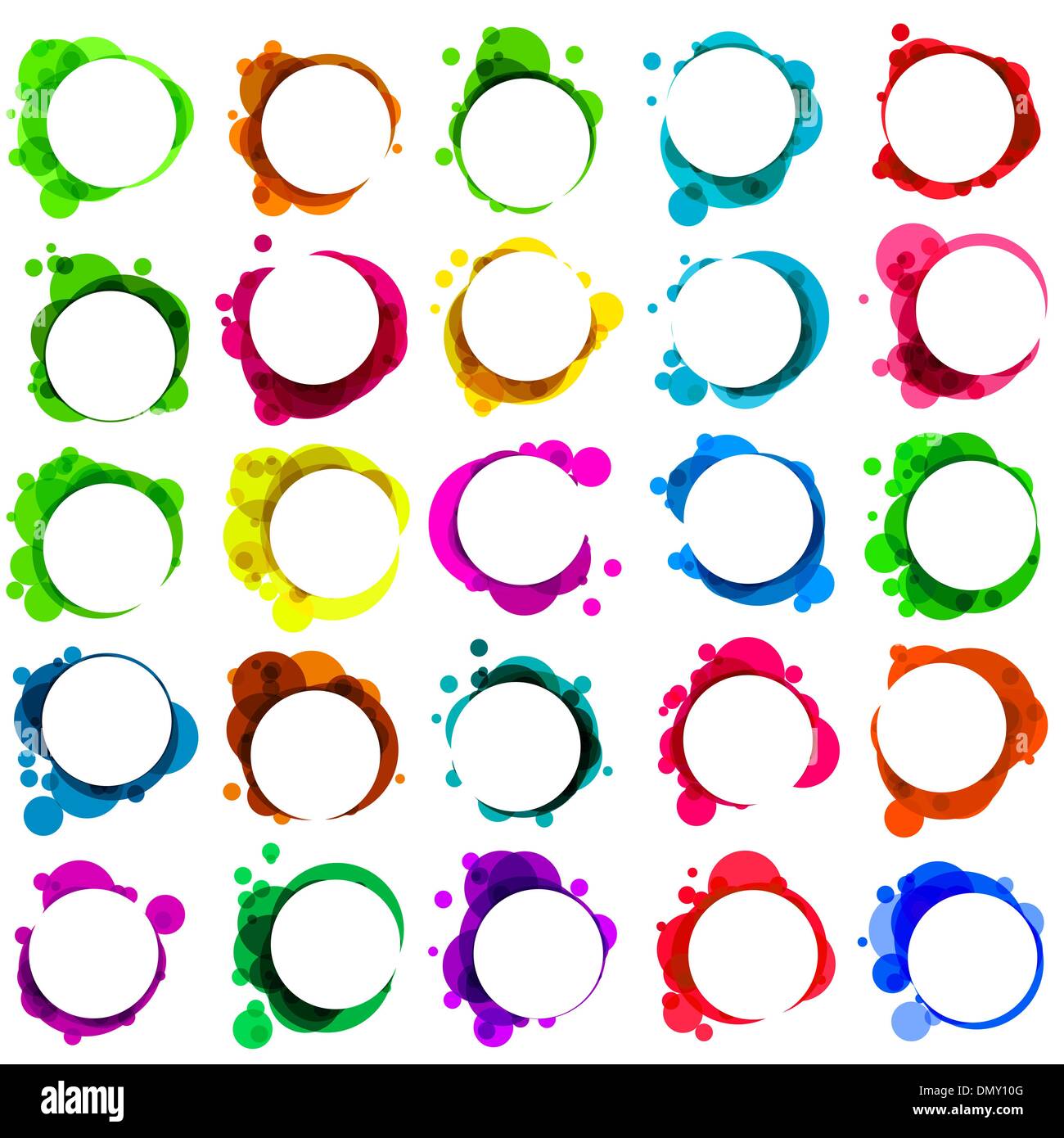 Happy speech bubble banner Stock Vector Images - Alamy